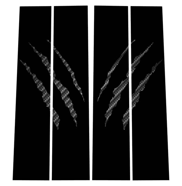 2017/2018 Gen 2 B-Pillar Overlay with Claw Rips Set - RappyGraphics.com